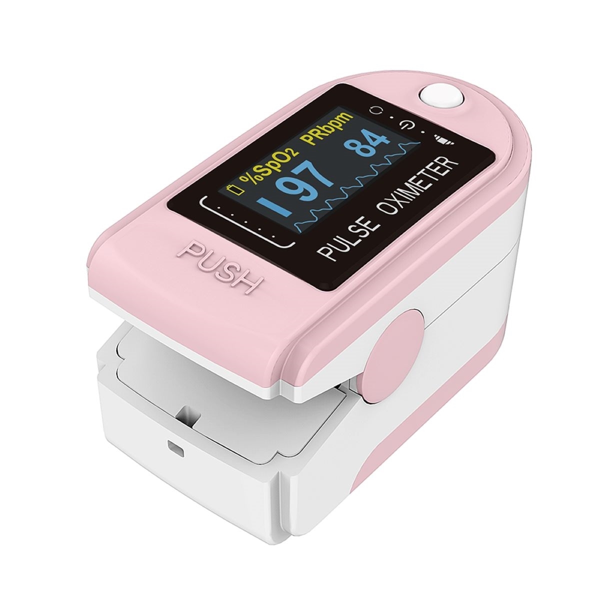 Oxímetro de Dedo Montserrat CMS 50D Rosa | Montserrat Shop