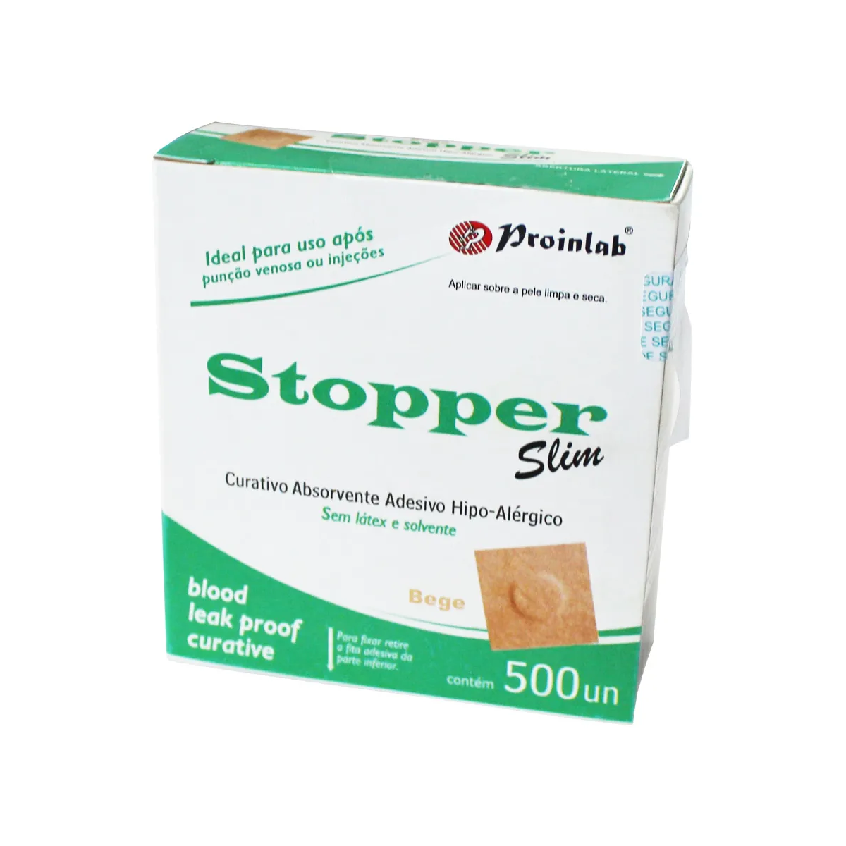 Curativo Stopper Bege Hipoalergênico c/500 Unid - Proinlab | Montserrat ...