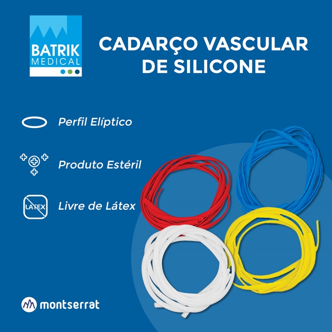 Kit 10 un Cadarço Vascular de Silicone Estéril MAXI Azul | Batrik ...