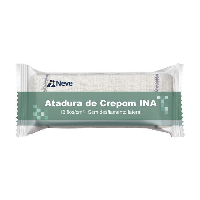 Atadura de Crepom INA 13 fios/cm² 20cm x 1,8m - 12 unidades | Neve